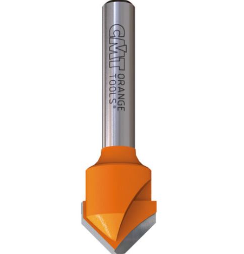 HW V-Grooving Bit 90° S=6,35mm D=18x7,4x60mm RH For ALUCOBOND ...